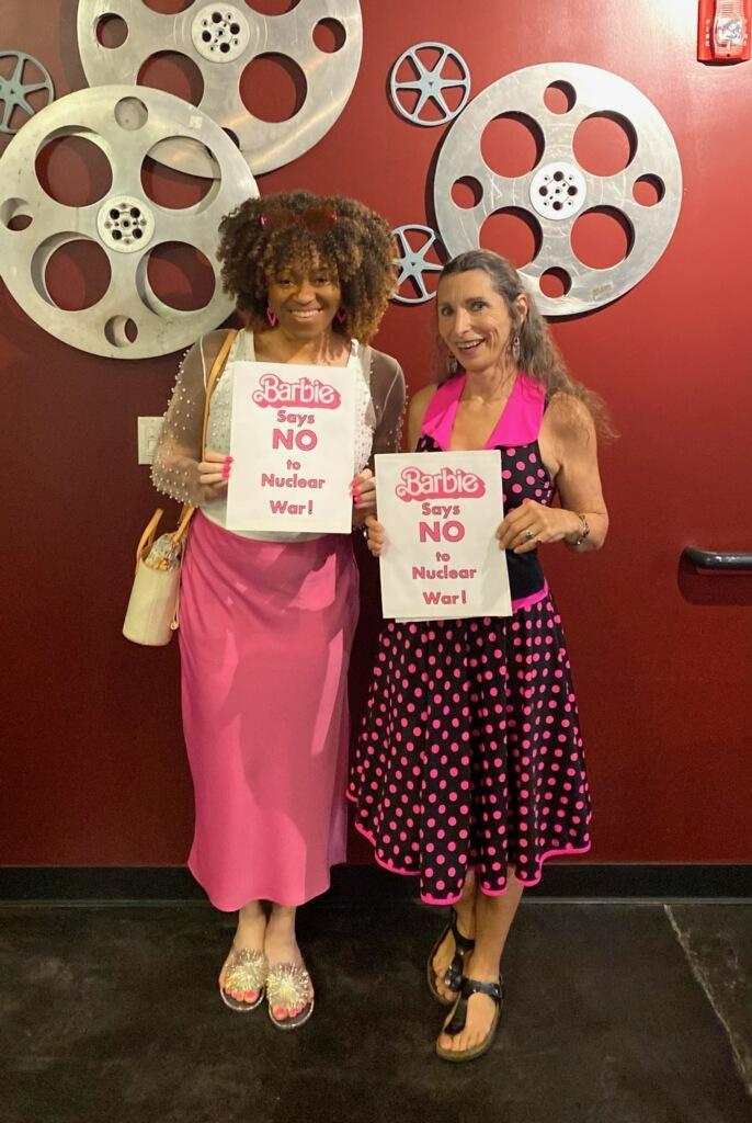 Barbies Say “No to Nuclear War” and SRS Plutonium Bomb Plant at ...